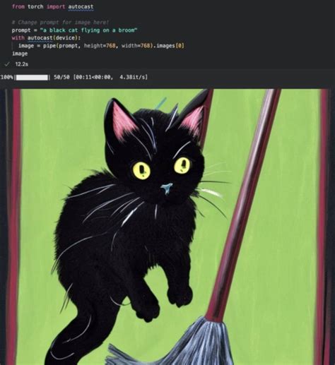 用github codespaces生成ai艺术 闪电博