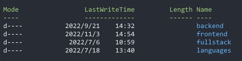 The Colors For Directories Output Look Super Wierd Since Powershell 73