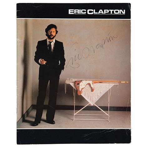 Eric Clapton Signed 1983 Tour Program For Sale At Auction On 10th