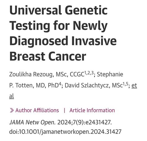 Universal Germline Testing Identifies Actionable Germline Pathogenic