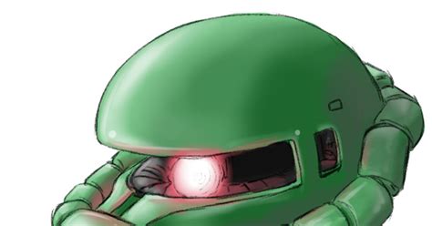 ガンダム 落書きザク頭部 はだいろピンクのイラスト Pixiv
