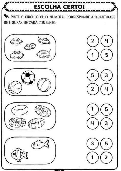 50 Atividades De Matemática Educação Infantil Para Baixar E Imprimir