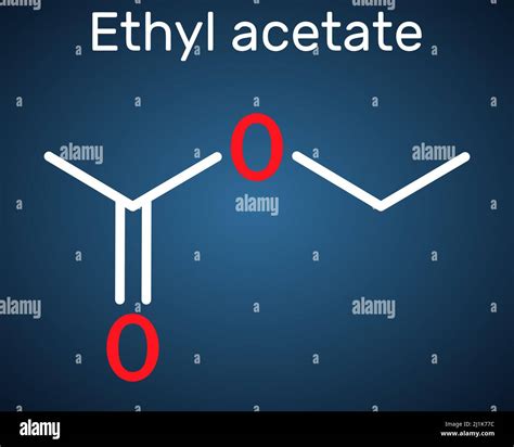 Ethyl Acetate Ethyl Ethanoate C4h8o2 Molecule It Is Acetate Ester