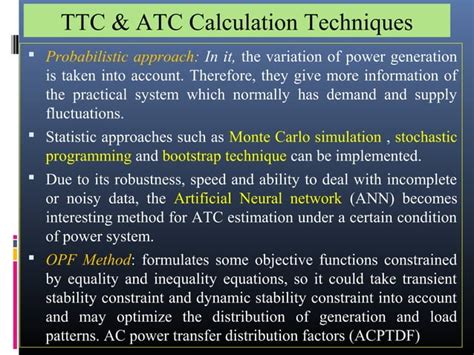 available transfer capability atc sbw ppt ppt computer networking computing