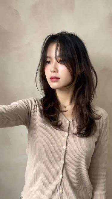 서울숲 미용실 온야드 레이어드펌 Korean Hair Style Onyad Long Layered Perm Hair Permanents And Straighteners