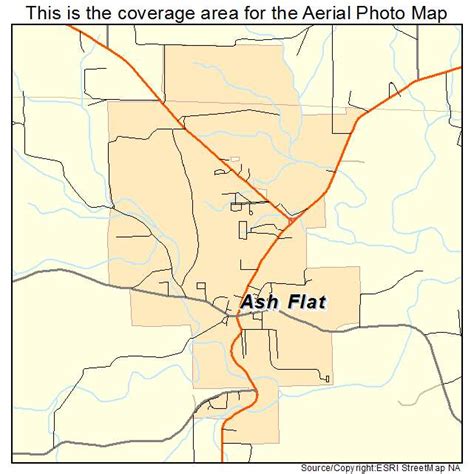 Aerial Photography Map Of Ash Flat Ar Arkansas
