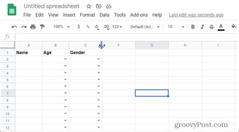 How To Create A Dropdown List In Google Sheets