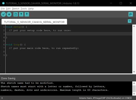 Tutorial 5 Sensor Cahaya Dan Serial Monitor Robokarsa