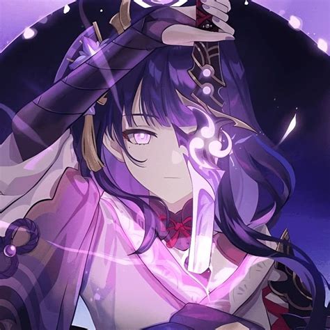 Raiden Ei Art Icon Character Art Aesthetic Anime