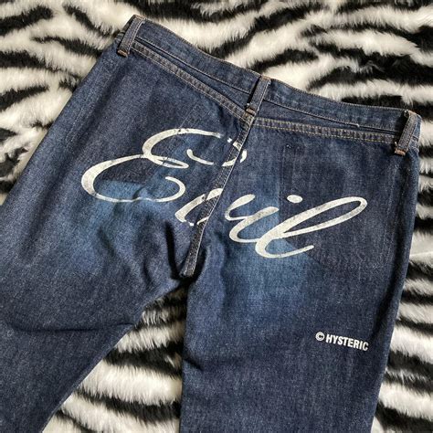 Hysteric Glamour Low Rise Denim Skinny Jeans Fade Depop