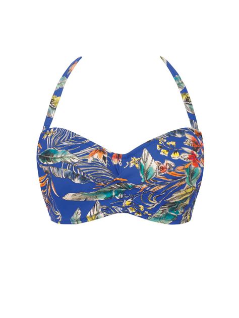 Fantasie Burano Twist Bandeau Bikini Top Pacific Braforme