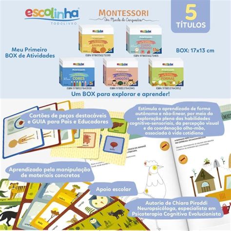 LIVRO DE ATIVIDADES ESCOLINHA MONTESSORI CORPO HUM Auge App
