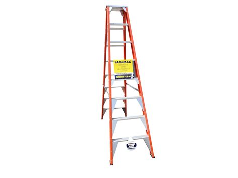 Ladamax Fibreglass 150kg Double Sided Ladder 8ft 24m