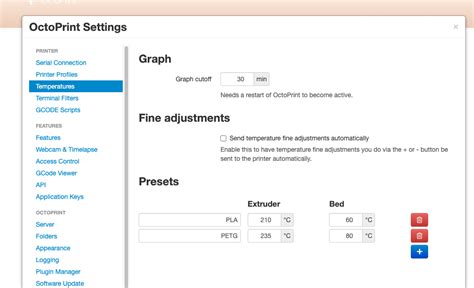 Add Custom Default Temperatures Issue Gdombiak Octopod Github