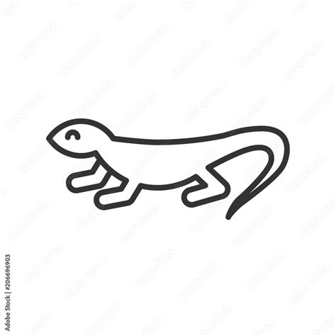Lizard Outline