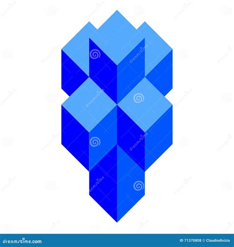 Tesseract Aka Hypercube Stock Illustration Illustration Of Tesseract
