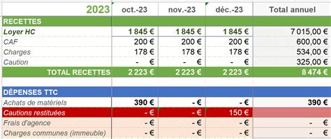 Pack Gestion Locative à Télécharger Sur Excel Rep Secretariat