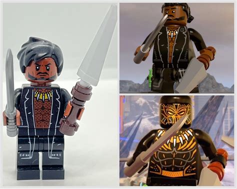 Virtual To Physical Erik Killmonger Lego Marvel Super Heroes R Legomarvelminifigs