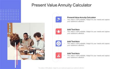 Present Value Annuity Calculator In Powerpoint And Google Slides Cpb Ppt Slide