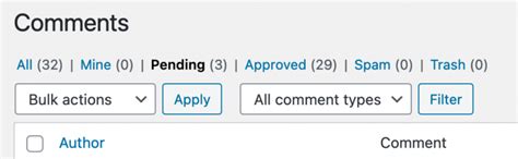 Managing Spam On A Site Learn WordPress