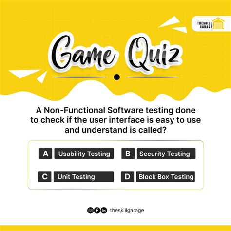 Theskillgarage On Linkedin Quiz Quiztime Softwaredevelopment Softwaretesting