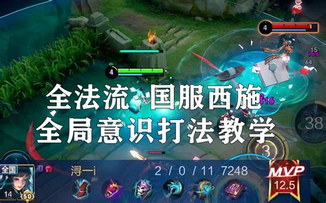 全法流 国服西施 全局意识打法教学 浔一y 浔一y 哔哩哔哩视频