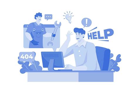 Website Technical Support Online Service 31757201 Vector Art At Vecteezy