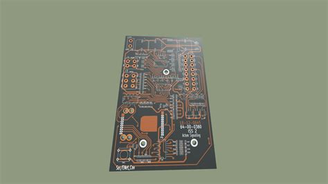 Pcb Wd Sim 3d Model By Tjaart Tjaart55 [05a6818] Sketchfab