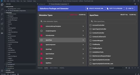 Salesforce Package Xml Generator Extension For VS Code Forcetalks