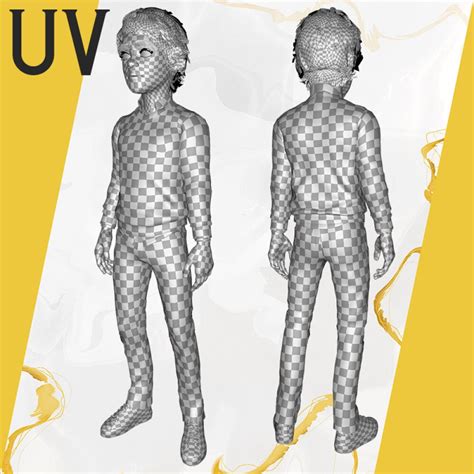 Cartoon Indian Boy Character In Casual Outfit 3d Model Download