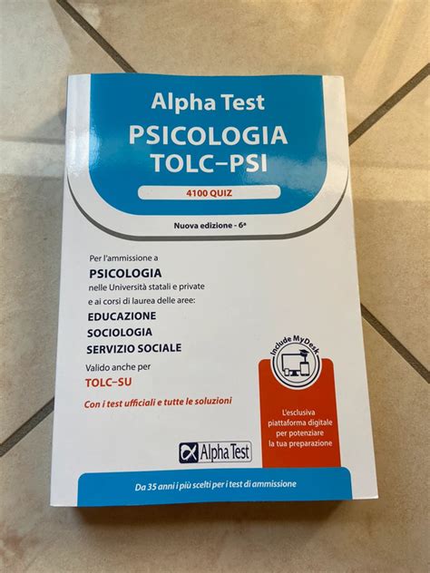 Kit Di Preparazione Psicologia Tolc Psi Valido Anche Per Sociologia E