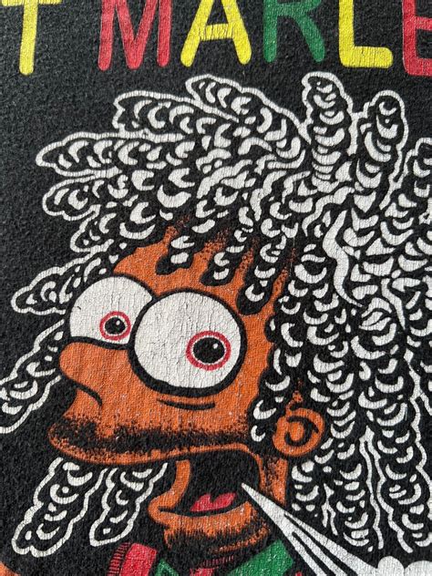 Vintage 2000s Bart Simpsons Bart Marley Blunt T Shirt Gem