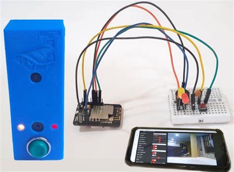 Smart Wi Fi Video Doorbell Using Esp32 And Camera Esp32 Mini Projects