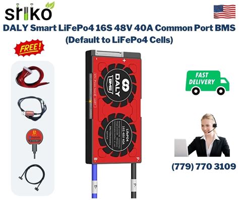 Dalybt 16s Lfp 40a Smart Bms