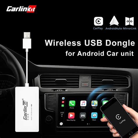 Carlinkit Wireless Smart Link Apple CarPlay Dongle For Android Navigation Player Mini USB