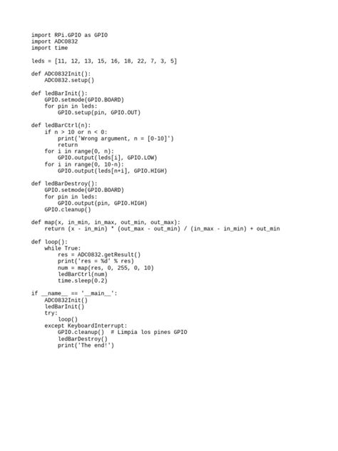 Import Rpigpio As Gpio0 Copia Pdf