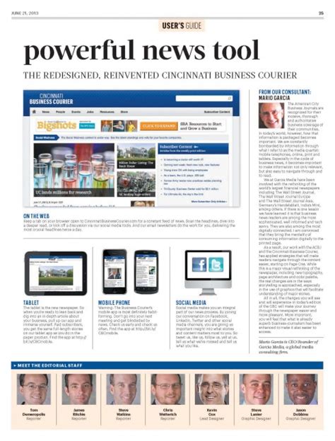 Its A Total Rethink For Cincinnati Business Courier García Media