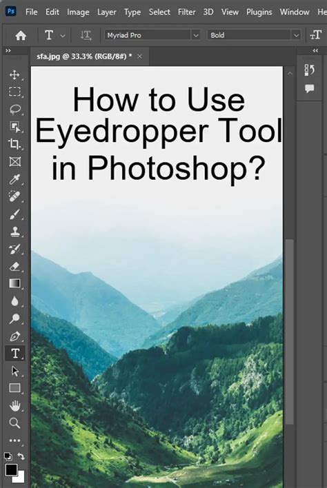 How To Use Eyedropper Tool In Photoshop