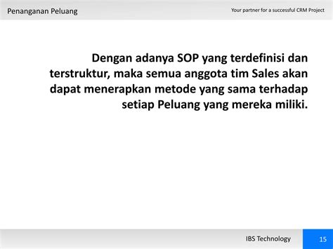 Manajemen Peluang Dengan CRM PPT