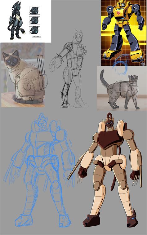 Artstation Cat Siamese Transformer