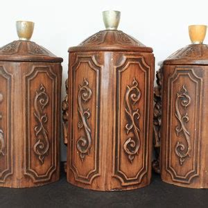 Vintage Treasure Craft Canister Choose From Ceramic Canisters DAMAGE RARE DESIGN Knights