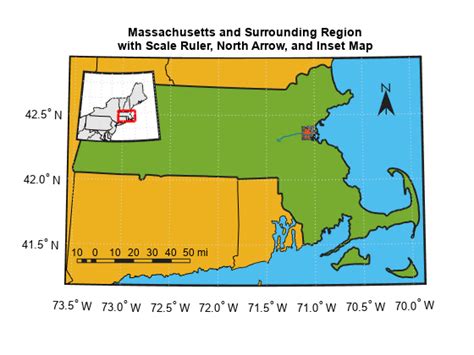 Create Map Displays With Geographic Data Matlab And Simulink Example