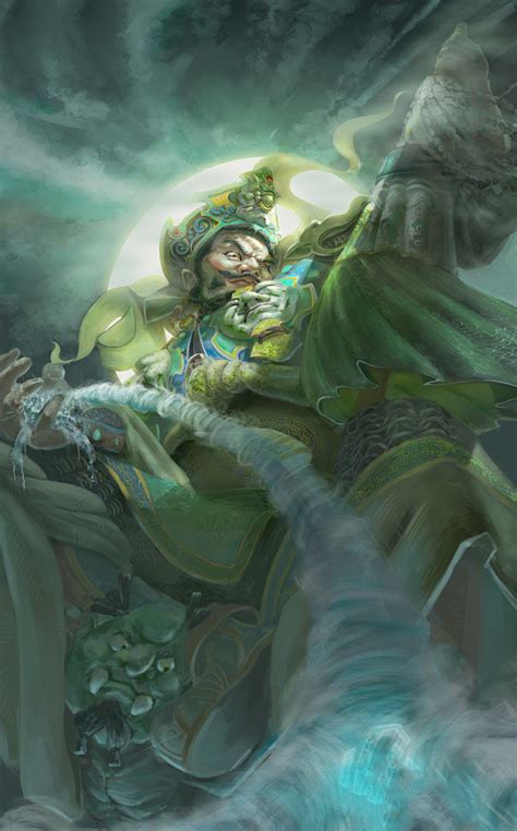 魔礼红 魔家四将之一，手执法宝 混元伞”，撑开时天昏地暗，转一转，乾坤晃动，可收取敌人的武器。武王伐纣死后在封神榜上封为四大天王，魔礼红是 多闻天王”，职雨。