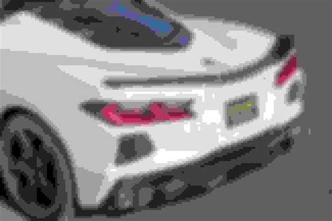 2020 2024 C8 Corvette Z06 Visible Rear Ducktail Spoiler Primed Black