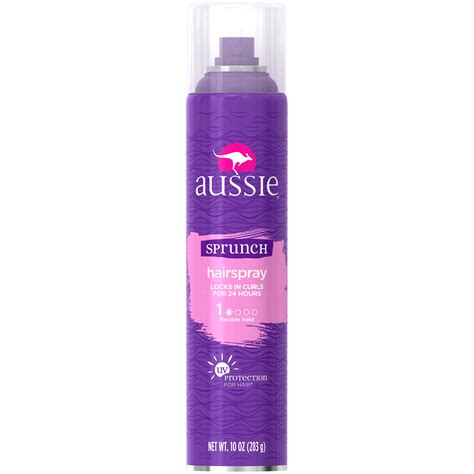 Aussie Sprunch Hair Spray Catch The Wave Flexible Hold 10 Oz 283 G
