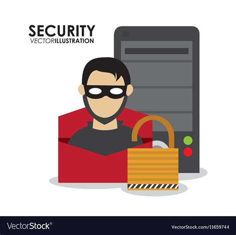 Security Data And Cyber System Design Royalty Free Vector