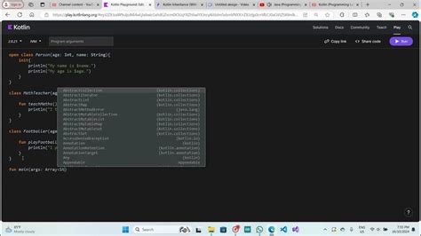 Kotlin Programming Language Project 48 Inheritance Created By