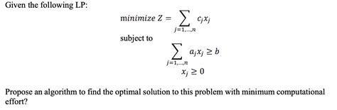 Solved Given The Following