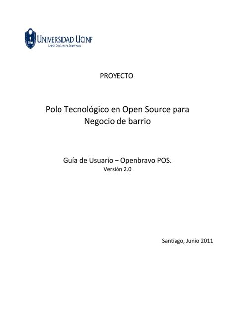 Openbravo Pos Manual De Usuario Pdf