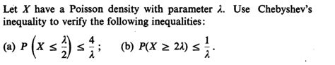 Solved Let X Have A Poisson Density With Parameter λ Use